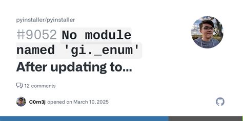 No Module Named Gi Enum After Updating To Gi Repository Pygobject Requires It Now