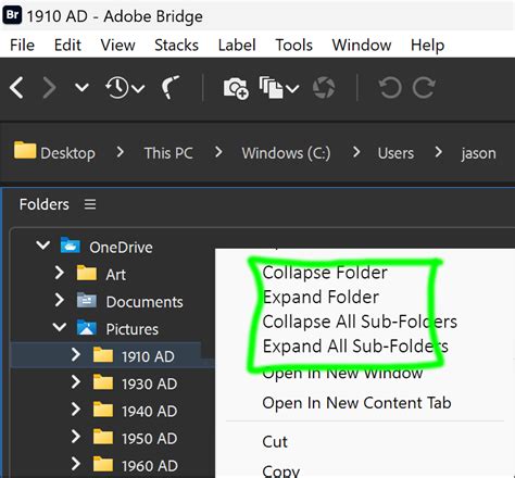 Expandcollapse All Subfolders Feature Request Adobe Support Community 14085214