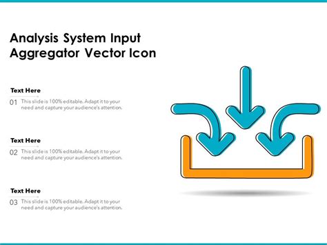 analysis system input aggregator vector icon ppt powerpoint