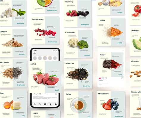 Ingredient Comparison Templates Bloggers Foodies Fitness Nutrition