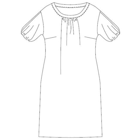 Pdf型紙 パフスリーブtシャツワンピース Chapi～チャピ