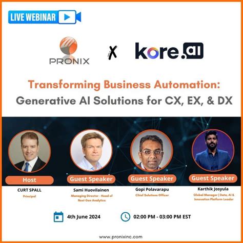 Sangita M On Linkedin Pronixinc Koreai Generativeai