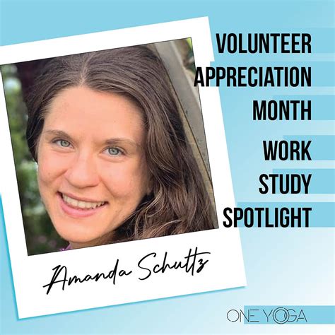 Volunteer Spotlight Amanda Schultz