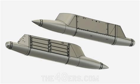Saab 35 Draken Jammer And Flare Pod Mounting Plate