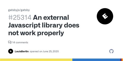 An External Javascript Library Does Not Work Properly · Issue 25314