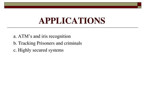 PPT IRIS RECOGNITION PowerPoint Presentation Free Download ID 3009363