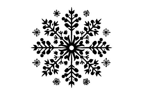 Snowflake Svg Graphic By The Printable · Creative Fabrica