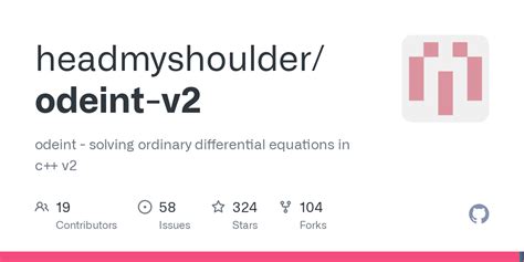 Github Headmyshoulderodeint V2 Odeint Solving Ordinary