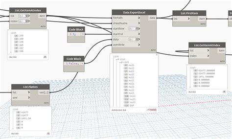 Excel Export Data To Specific Cells Revit Dynamo