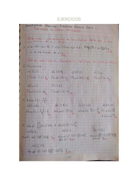 Funciones De Varias Variables Pdf