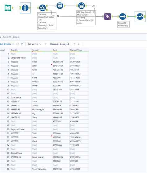 solved how to insert blank row alteryx community