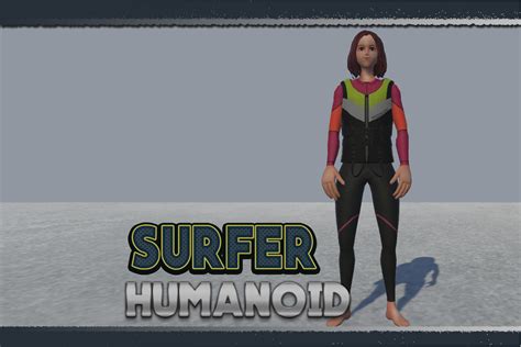 Surf Suit Avatar Female 3d Humanoids Unity Asset Store