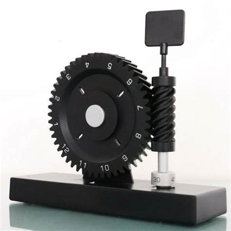 Artempo Designs Mantel Top Clock Suko Design 1990s Black White Rare