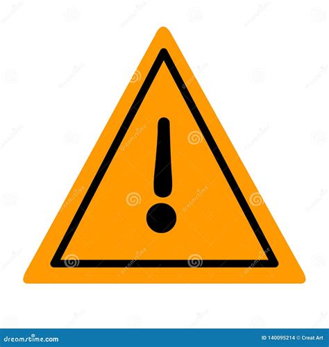 Caution Icon Vector Warning Symbol Stock Vector Illustration Of Logo Vectorwarning 140095214