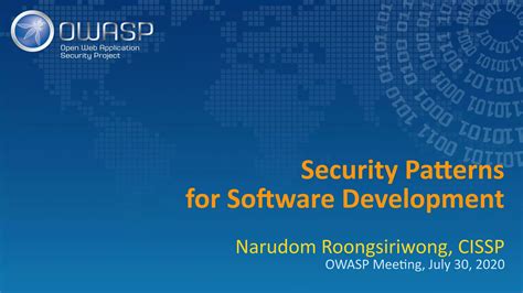 Security Patterns For Software Development Pdf