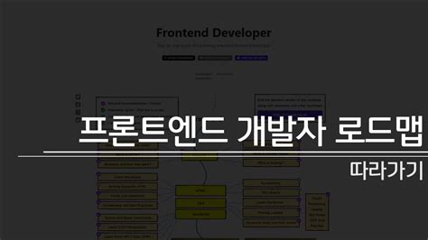프론트엔드 개발자 로드맵 velog