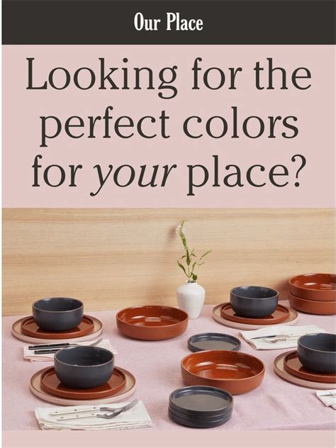 Our Place Discover Your Table Color Scheme 🎨 Milled