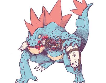 Feraligatr Fanart Projects Photos Videos Logos Illustrations And