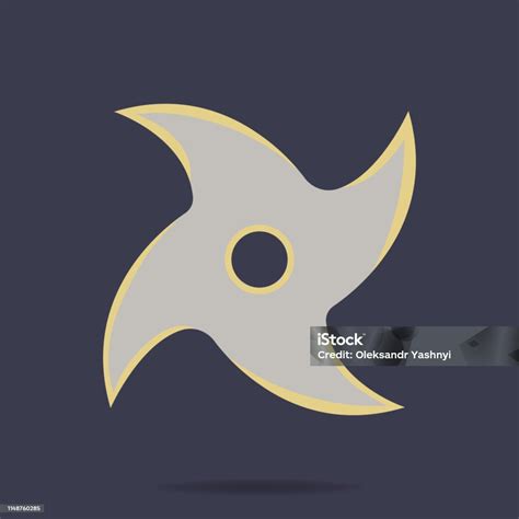 슈리 켄 아이콘입니다 닌자 무기입니다 사무라이 장비 만화 스타일입니다 디자인 웹에 대 한 깨끗 하 고 현대적인 벡터 일러스트 0명에 대한 스톡 벡터 아트 및 기타 이미지