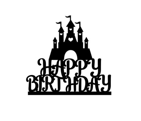 Princess Cake Topper Castle Cake Topper Princess Castle Cake Topper