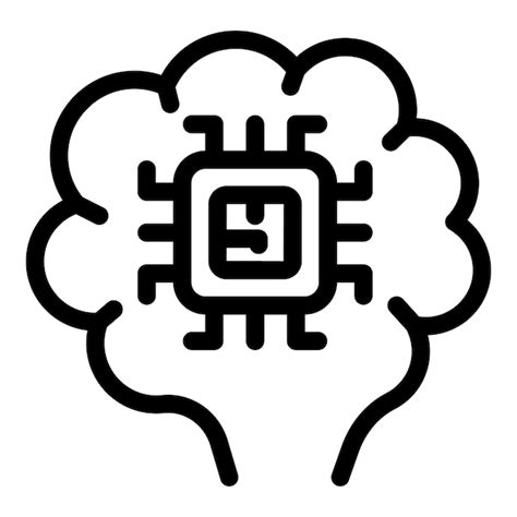 Premium Vector Electronic Brain Representing Artificial Intelligence And Machine Learning