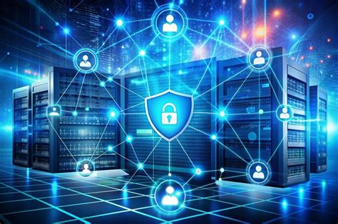 Cyber Technology Digital Cloud Computing Network Illustration Premium Ai Generated Image