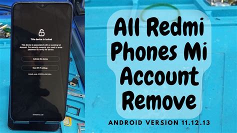 Redmi 9c Frp Mrt Xiaomi Pad Ru