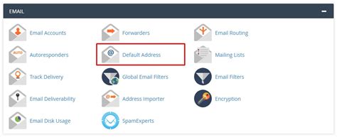 how to “catch all emails” by setup “default address” in cpanel in2wp
