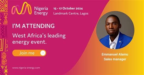 Emmanuel Alamu On Linkedin Nigeriaenergy Ne2024 Nigeria