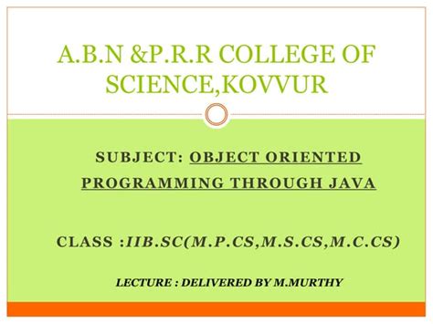 Java Language Features And Explanation With Ex Ppt