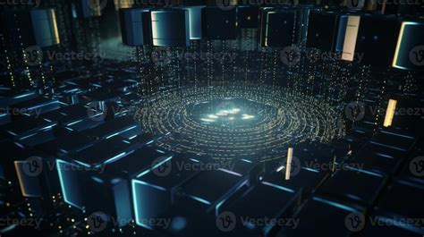 Image Of Big Data Concept Digital Data Flow Transferring 22876994 Stock