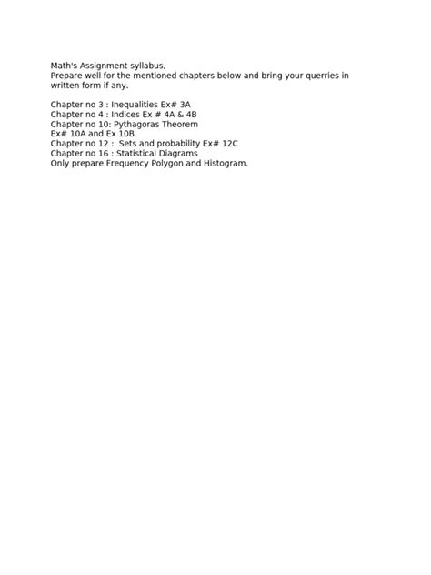 Math Syllabus Pdf Teaching Methods And Materials