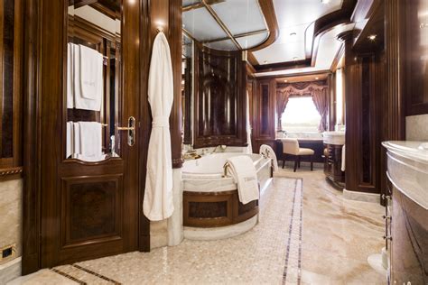 Inside Luxury Yachts Bathroom