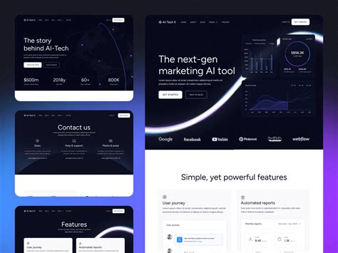 Modern SaaS Webflow Template Saaslify X BRIX Templates