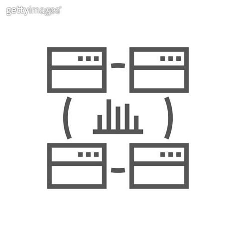 Data Analysis Statistics Analytics Minimal Thin Line Web Icon 이미지 1495450043 게티이미지뱅크