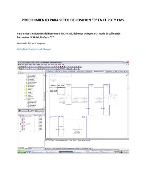 4 seteo de posicion plc cms pdf informática ingeniería informática