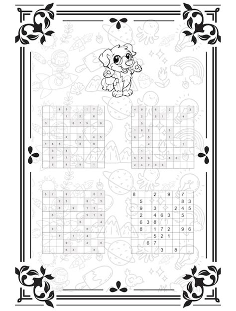 Premium Vector Vector Set Of Sudoku Game Puzzles With Numbers