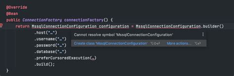 Cannot Resolve Symbol Mssqlconnectionconfiguration · Issue 194