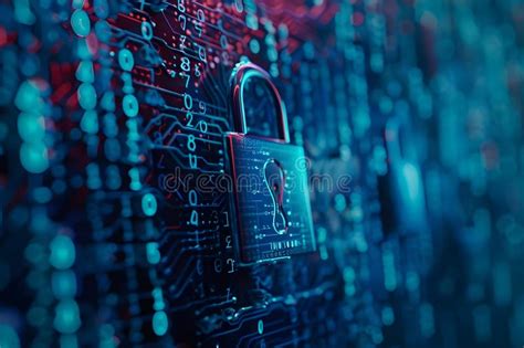 Concept Secure Data Cyber Secure Personal Data With Cyber Security