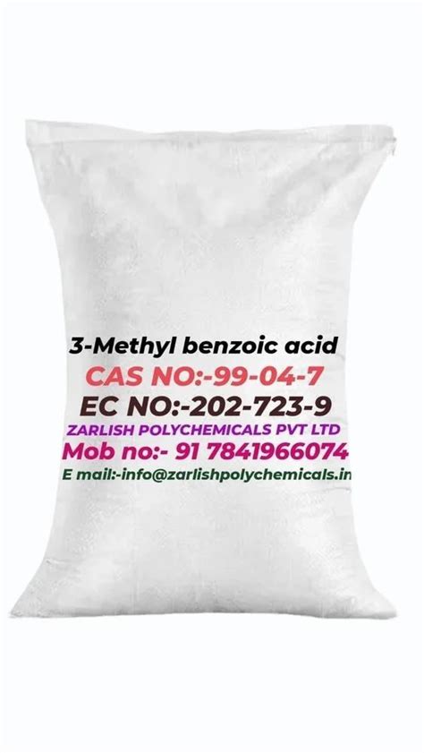 3 Methyl Benzoic Acid 98 At Best Price In Vasai Id 2853937949088