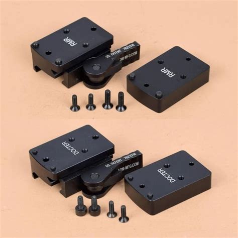 Tactical Trijicon RMR Docter Red Dot Sight Riser Scope Mount Plate Fit Riflle AR M Mm