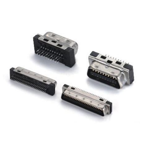 Scsi Interface Connector 14p~100p Male Scsi Mini D Ribbon Mdr Connectors