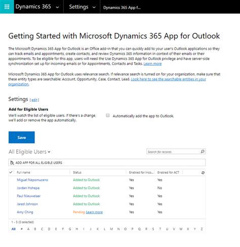 Introduction To Dynamics 365 App For Outlook Microsoft Dynamics Crm