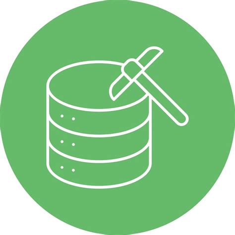 Premium Vector Data Mining Vector Illustration Style