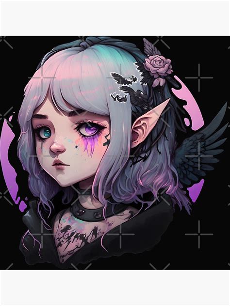 Pastel Goth Purple Hair