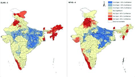 Local Indicators Of Spatial Association Cluster Map For The Proportion