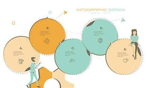 벡터 인포그래픽 디자인 비즈니스 템플릿에는 아이콘과 5가지 옵션 또는 단계가 있습니다 프로세스 다이어그램 프리젠테이션 워크플로우