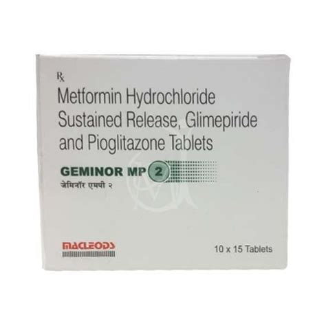 Geminor Mp 2 Tablet Distributor In India Jindal Medical Store