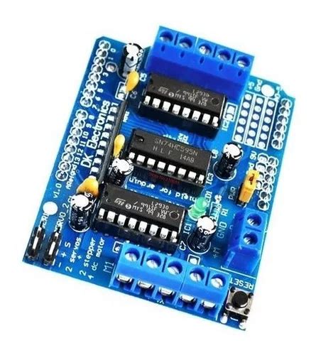 Motor Shield L293d Uno Mega Robot Puente Arduino Mercadolibre