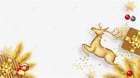 聖誕節金色質感邊框麋鹿禮盒 聖誕節 金色 麋鹿素材圖案，psd和png圖片免費下載